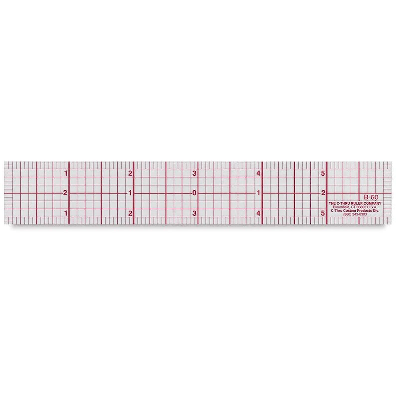 6 Inch Ruler See-thru Foundation Paper Piecing Sewing Notion - Etsy