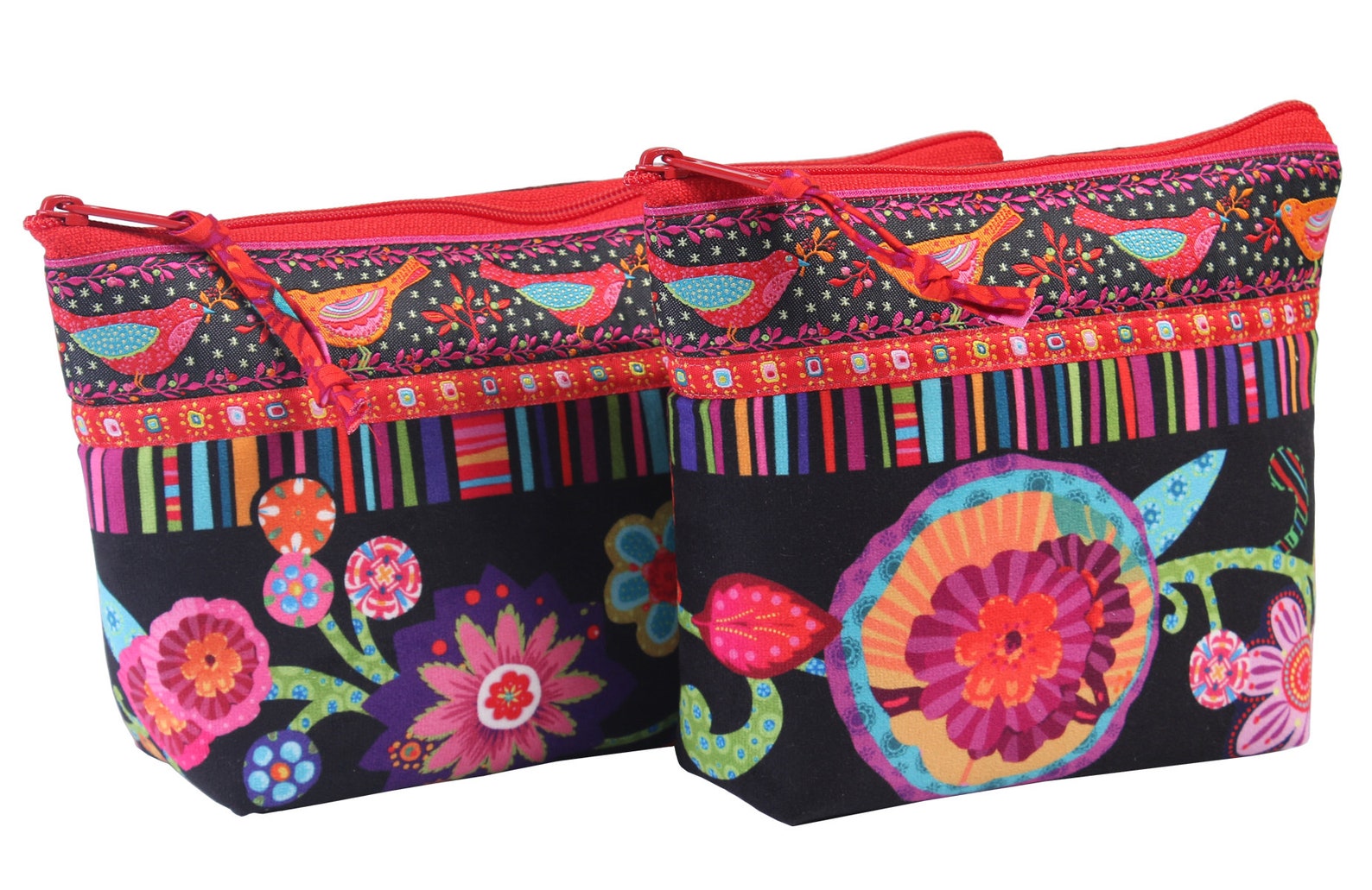 Renaissance Ribbon Bag Pattern: Zippered Tote & Cosmetic Bag - Etsy