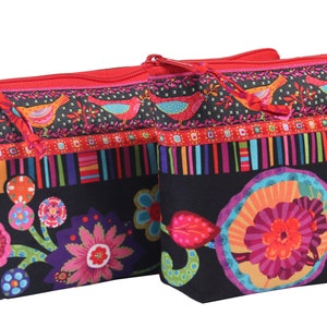 Renaissance Ribbon Bag Pattern: Zippered Tote & Cosmetic Bag - Etsy