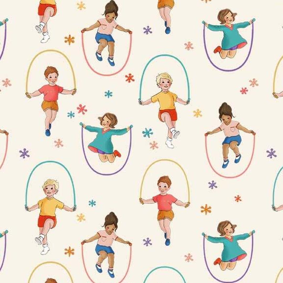 NEW Belle and Boo Jump Rope/creme/fat Quarter Cuts/1/2 Yard Cuts/1 Yard ...