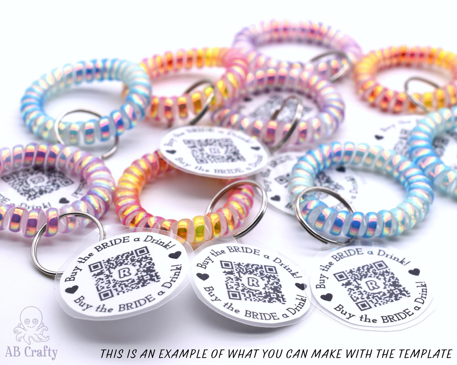 Buy The Bride A Drink Venmo Template Editable QR Code Canva Template Etsy