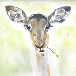 Impala Painting,african Wildlife Artwork,safari Animal,serengeti Animal ...