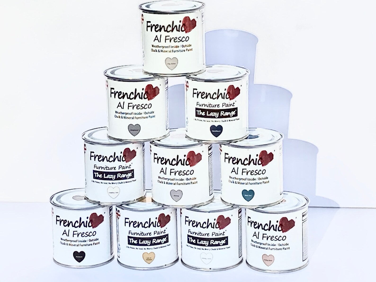 Frenchic Chalk and Mineral Furniture Paint NEW Lazy Range-250ml Dinky ...