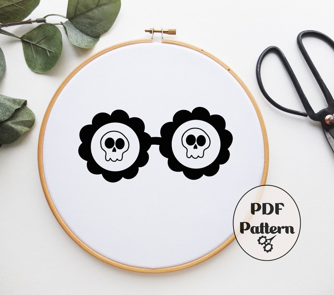 Spooky Vision, Hand Embroidery Pattern, PDF Pattern, Embroidery Design ...