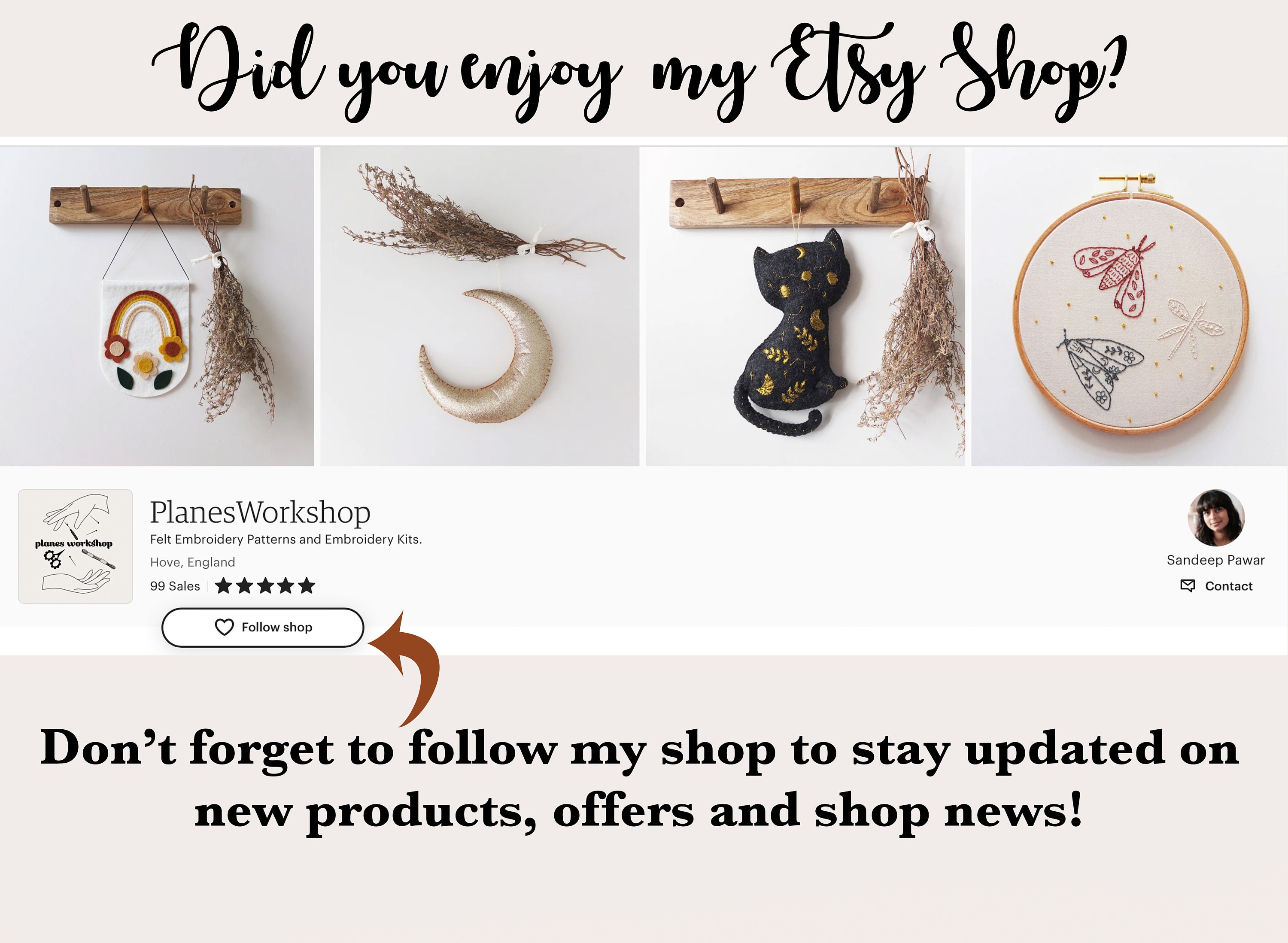 Felt Ghost PDF Pattern, Halloween Craft Pattern, Instant Download ...