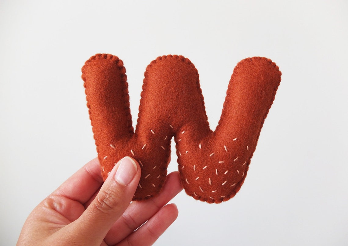 Felt Alphabet PDF Pattern. PDF Pattern. Felt Plushie DIY. Desert Scene ...