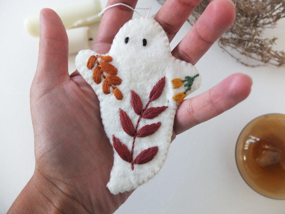 Felt Ghost PDF Pattern, Halloween Craft Pattern, Instant Download ...