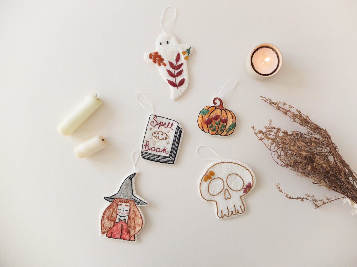 Felt Ghost PDF Pattern, Halloween Craft Pattern, Instant Download ...