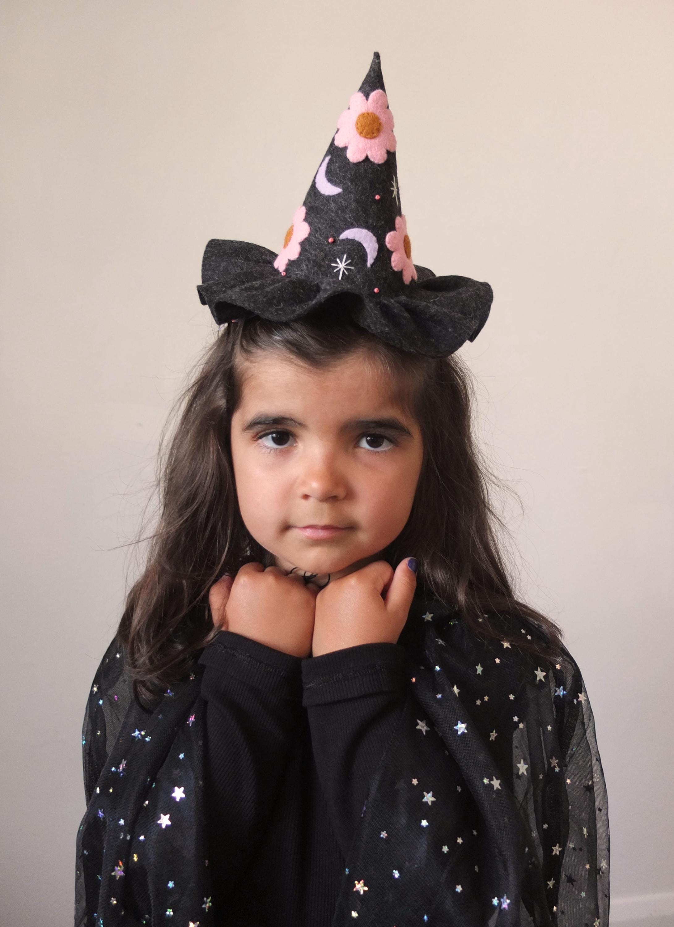 Mini Felt Witch Hat PDF Pattern | Beginner Halloween Ornament DIY ...