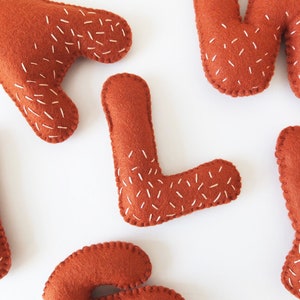 Felt Alphabet PDF Pattern. PDF Pattern. Felt Plushie DIY. Desert Scene ...