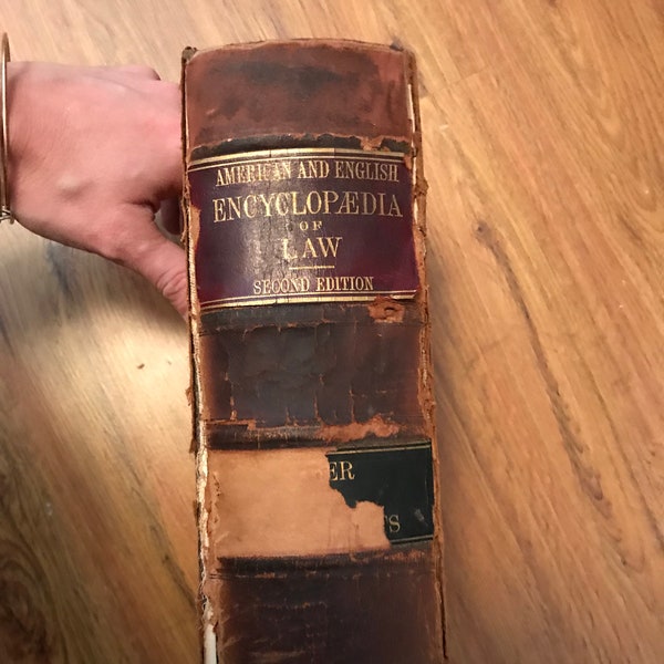 Antique Vintage Law Books - Etsy
