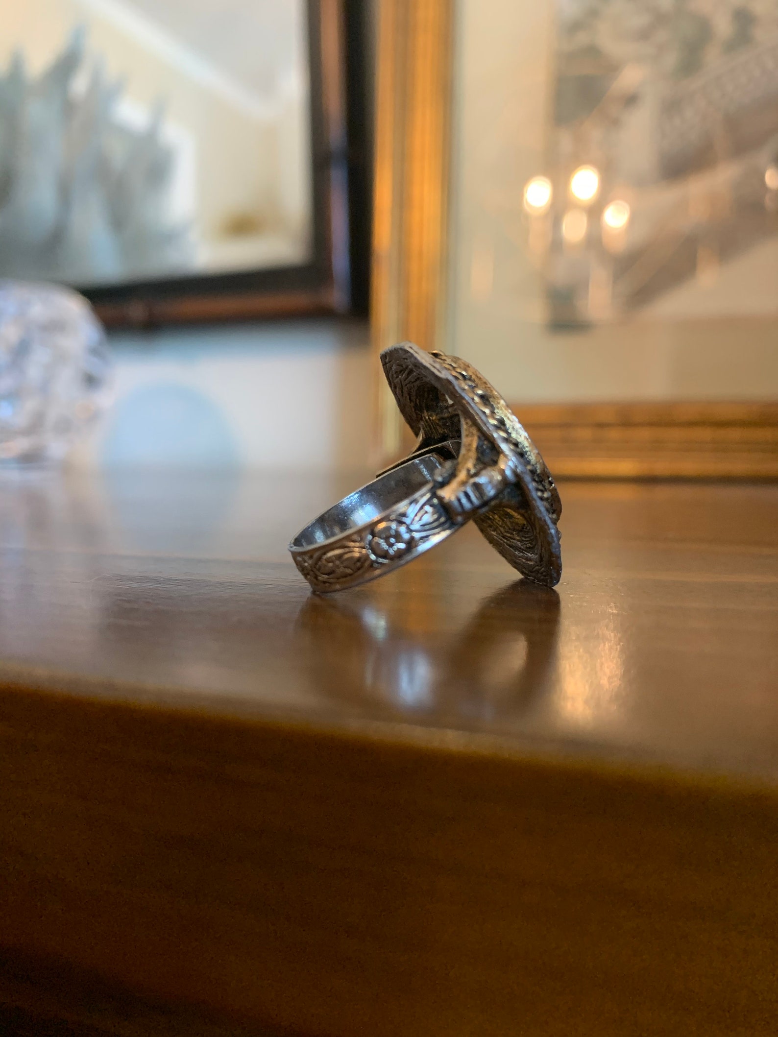 Vintage Erwin Pearl PEP Ring Signed Vintage Round Gold and - Etsy