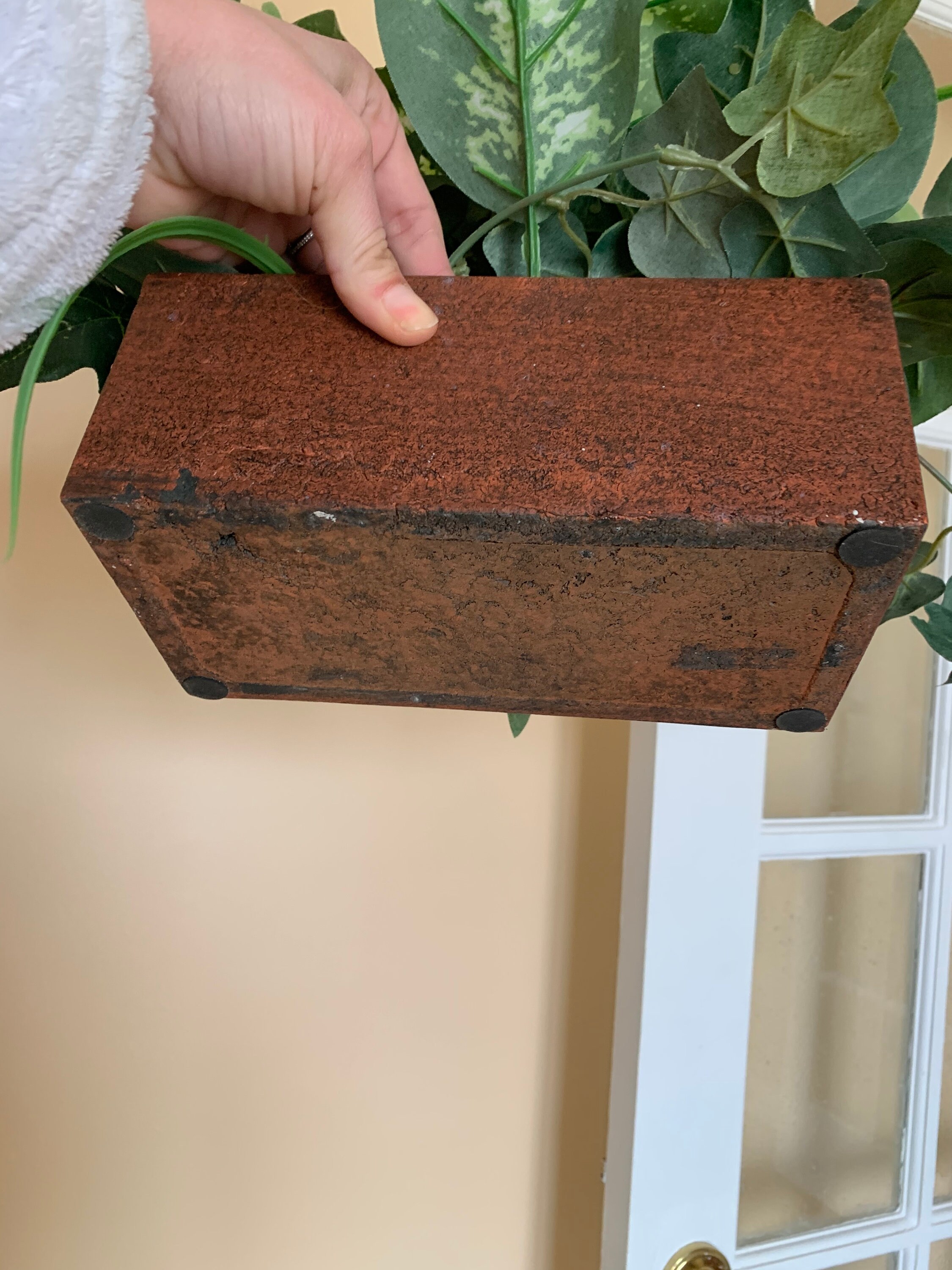 Artificial Pothos Plant in Box Planter Faux Greenery | Etsy