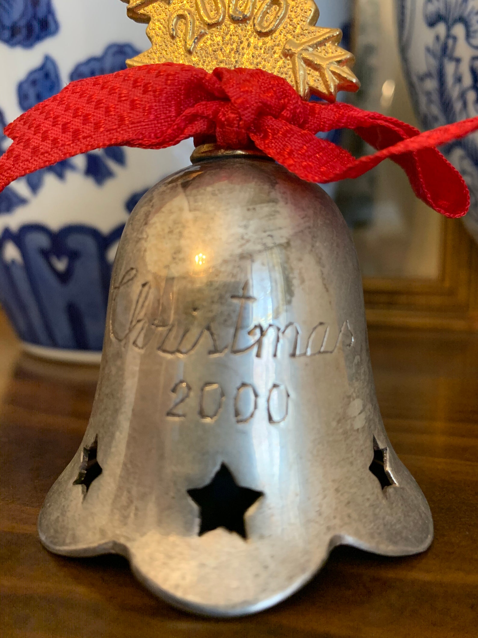 Vintage Silver Christmas Bell Vintage Brass Bell Rustic Bell - Etsy