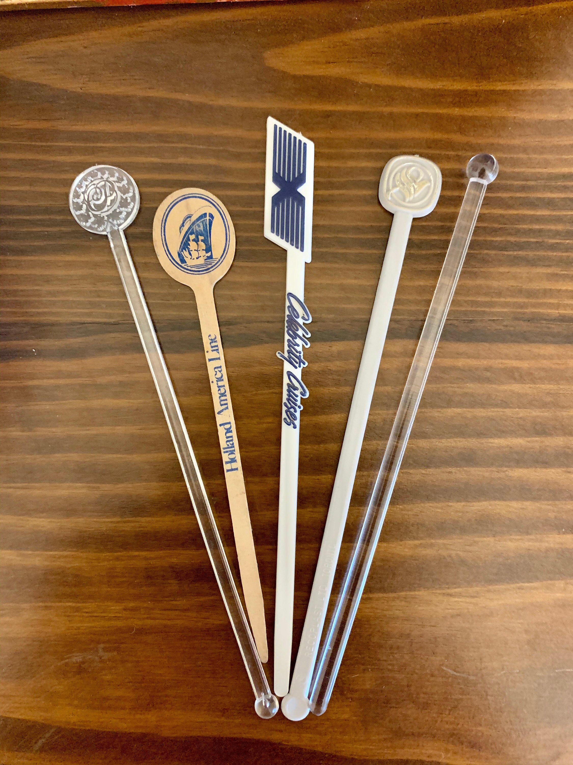 Vintage Souvenir Swizzle Sticks Vintage Cruise Line Cocktail | Etsy