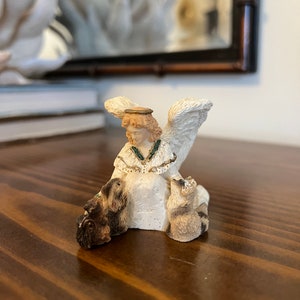 Vintage United Design Angel Figurine, Garden Friends Collection Resin ...