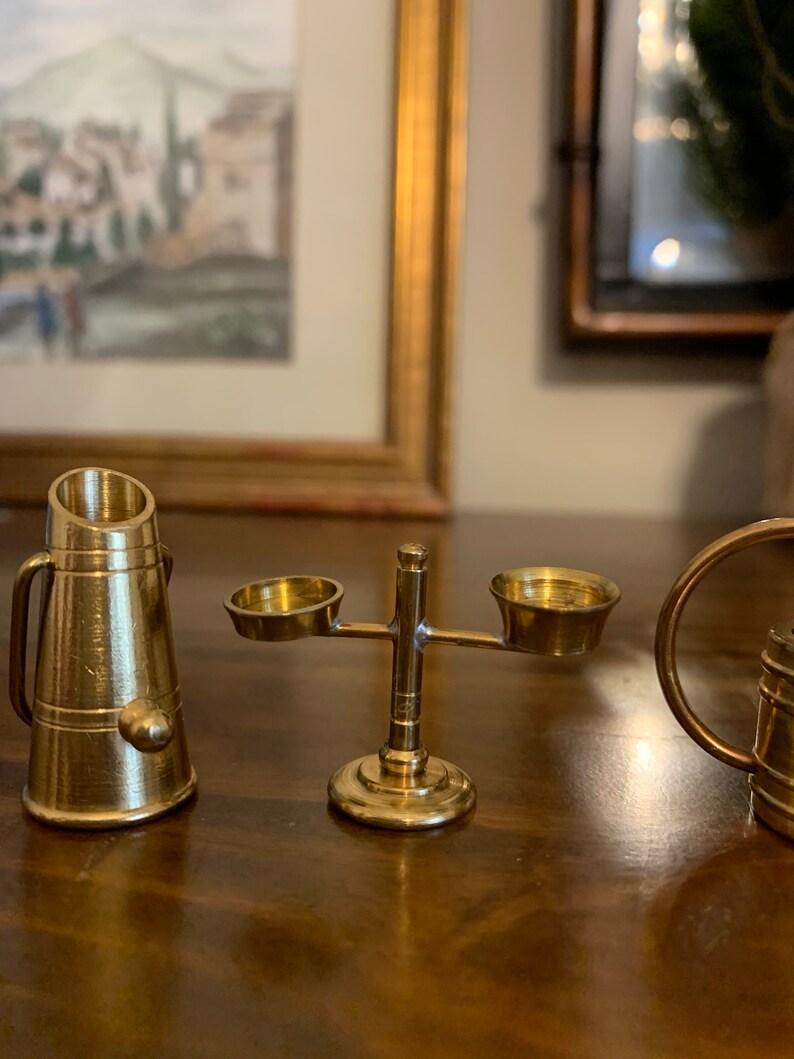 Vintage Dutch Brass Miniatures Brass Dollhouse Miniatures - Etsy