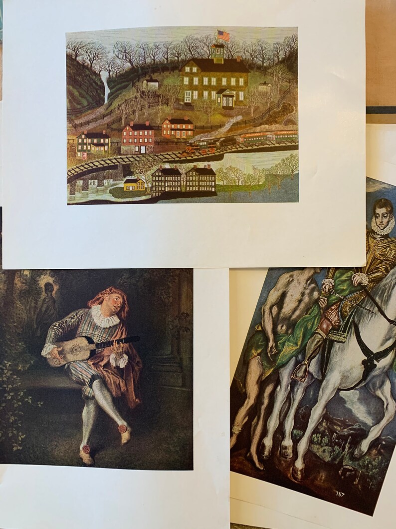 Edwin Seaver Art Prints Educational Series Portfolio, 34 Unframed ...