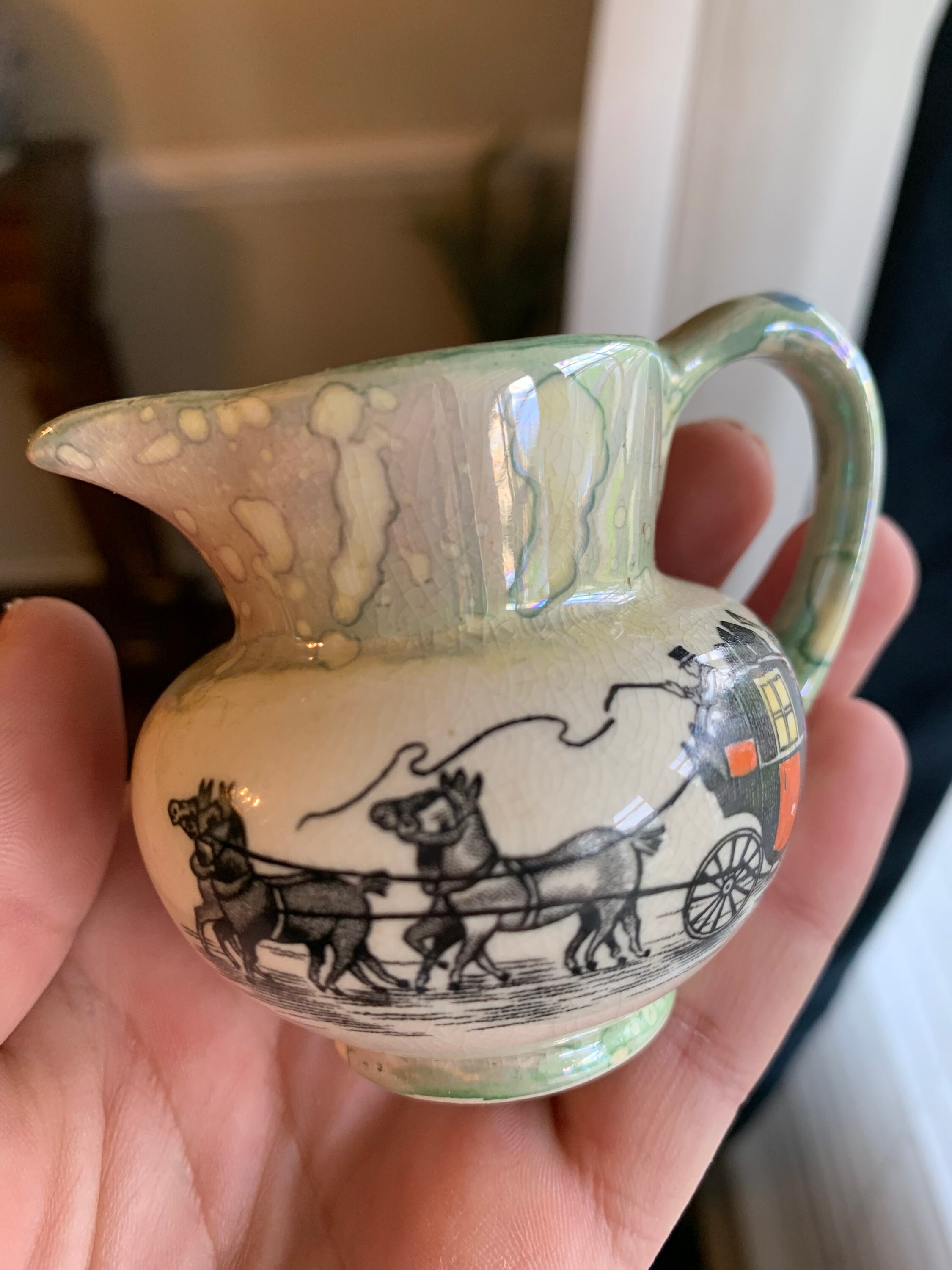 Vintage Old Castle England Lustreware Miniature Pitcher | Etsy