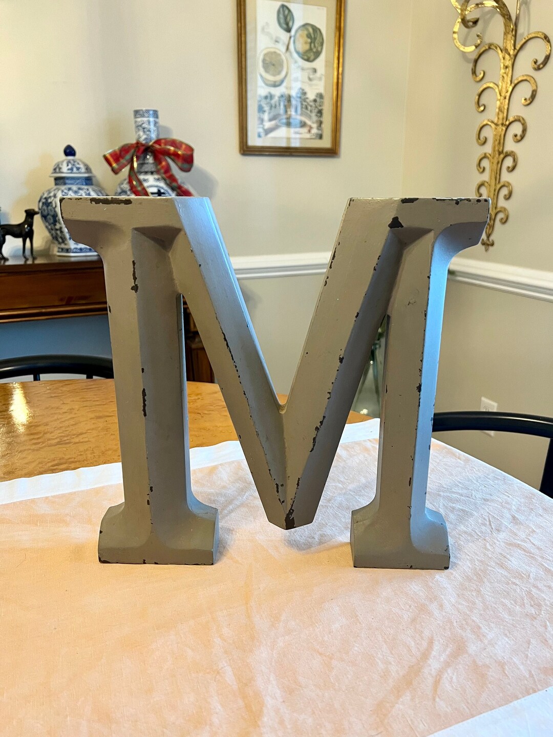 Large Decorative Wooden Letter M, Project Piece - Etsy