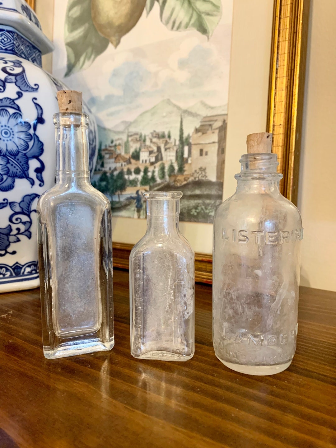Antique Glass Bottles, Sauers Extracts, Lambert Pharmacal Co, Illinois ...