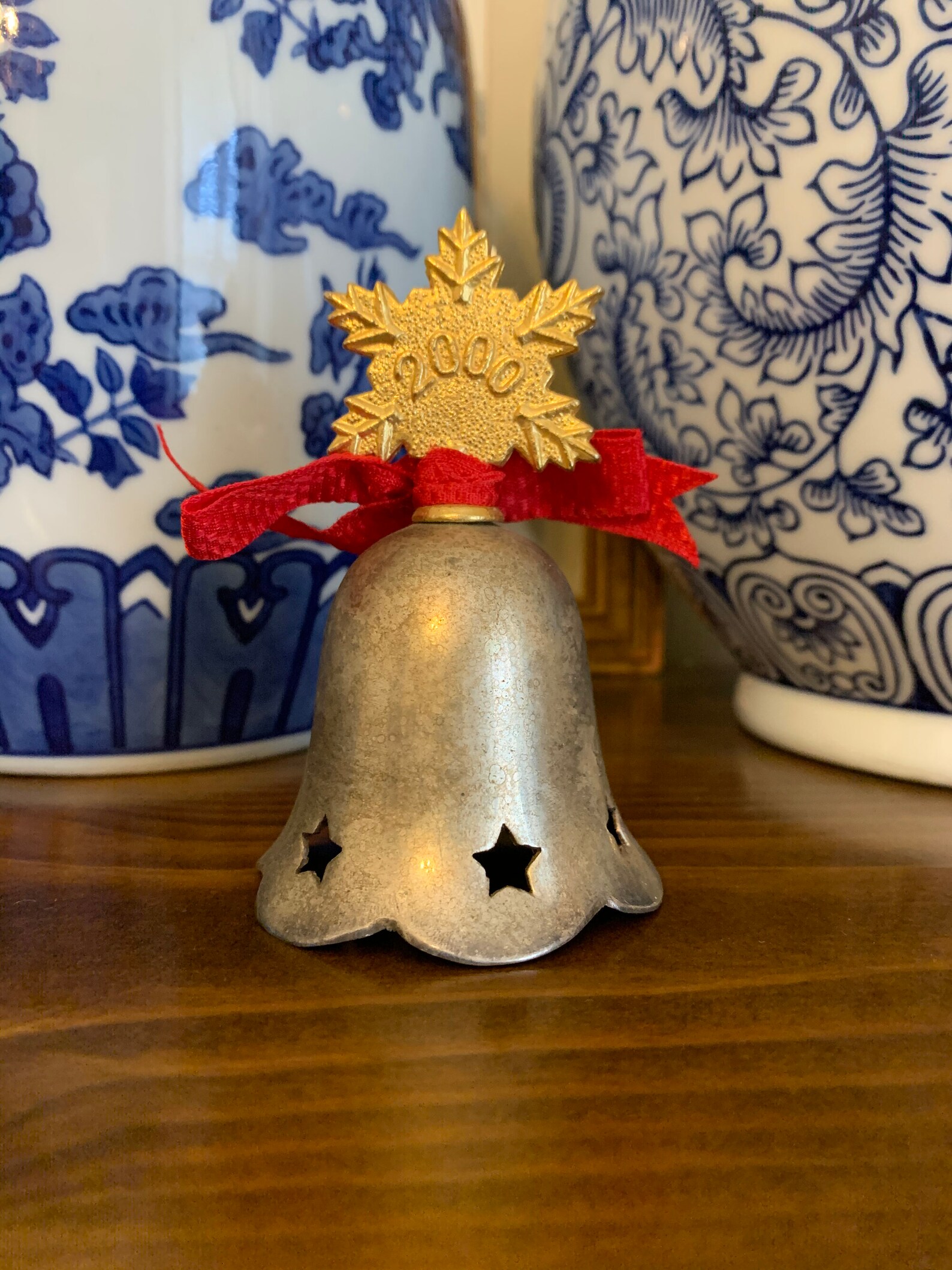 Vintage Silver Christmas Bell Vintage Brass Bell Rustic Bell - Etsy