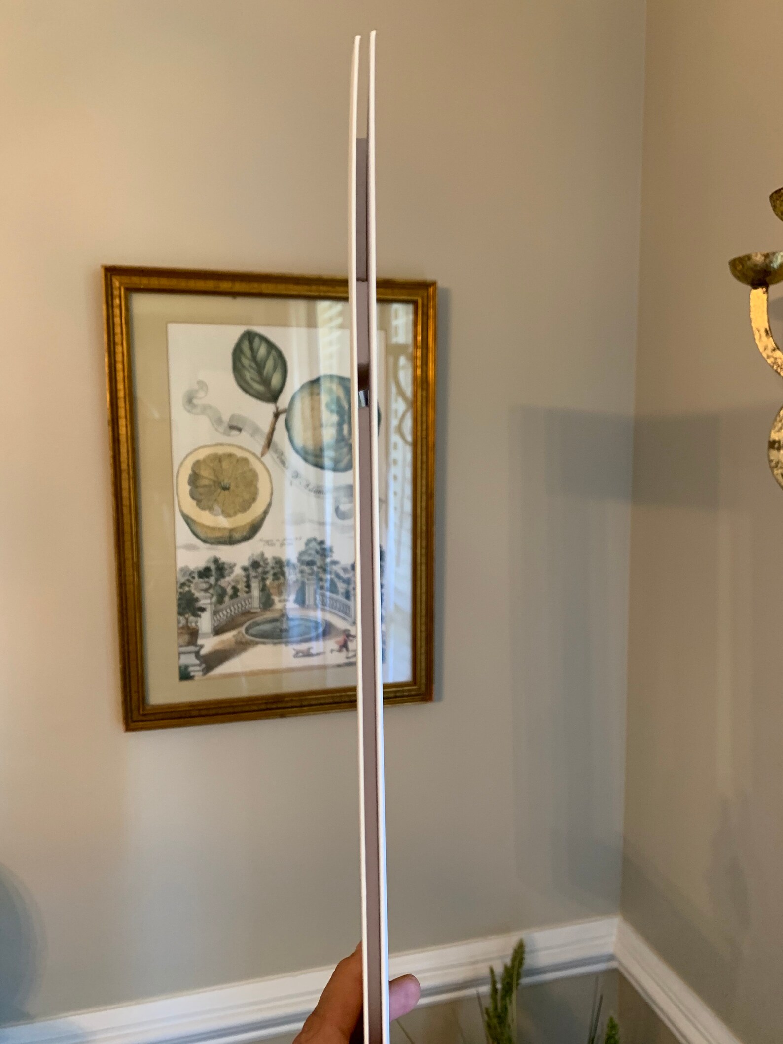 White Beveled Frame Mat 16x20 Double Mat Matted to 11x14 Pre - Etsy