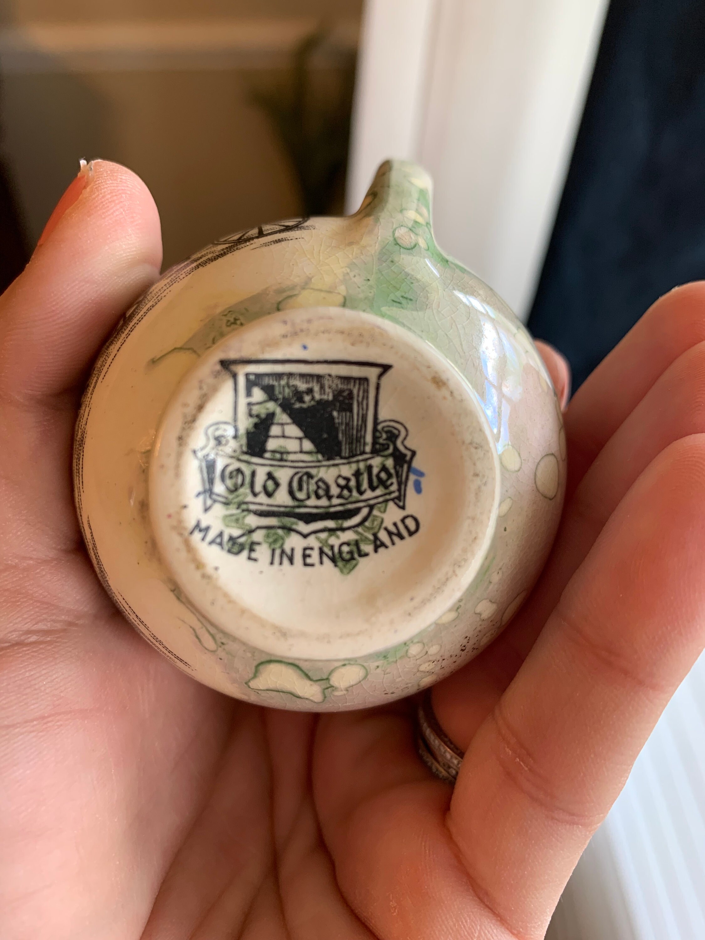 Vintage Old Castle England Lustreware Miniature Pitcher | Etsy