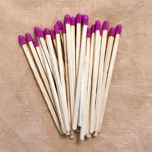 Colored Tip Matches, Colorful Matchsticks, 75 Pc Refill Bundle ...