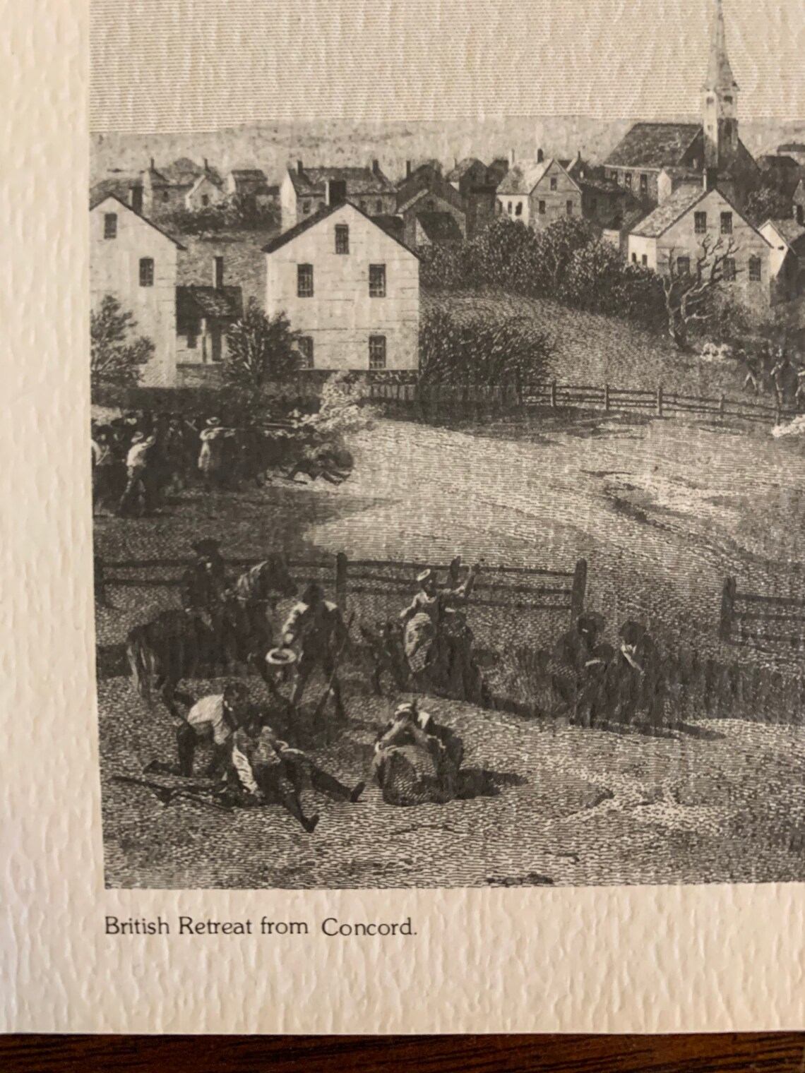 British Retreat From Concord Bettmann Archive Vintage Print - Etsy