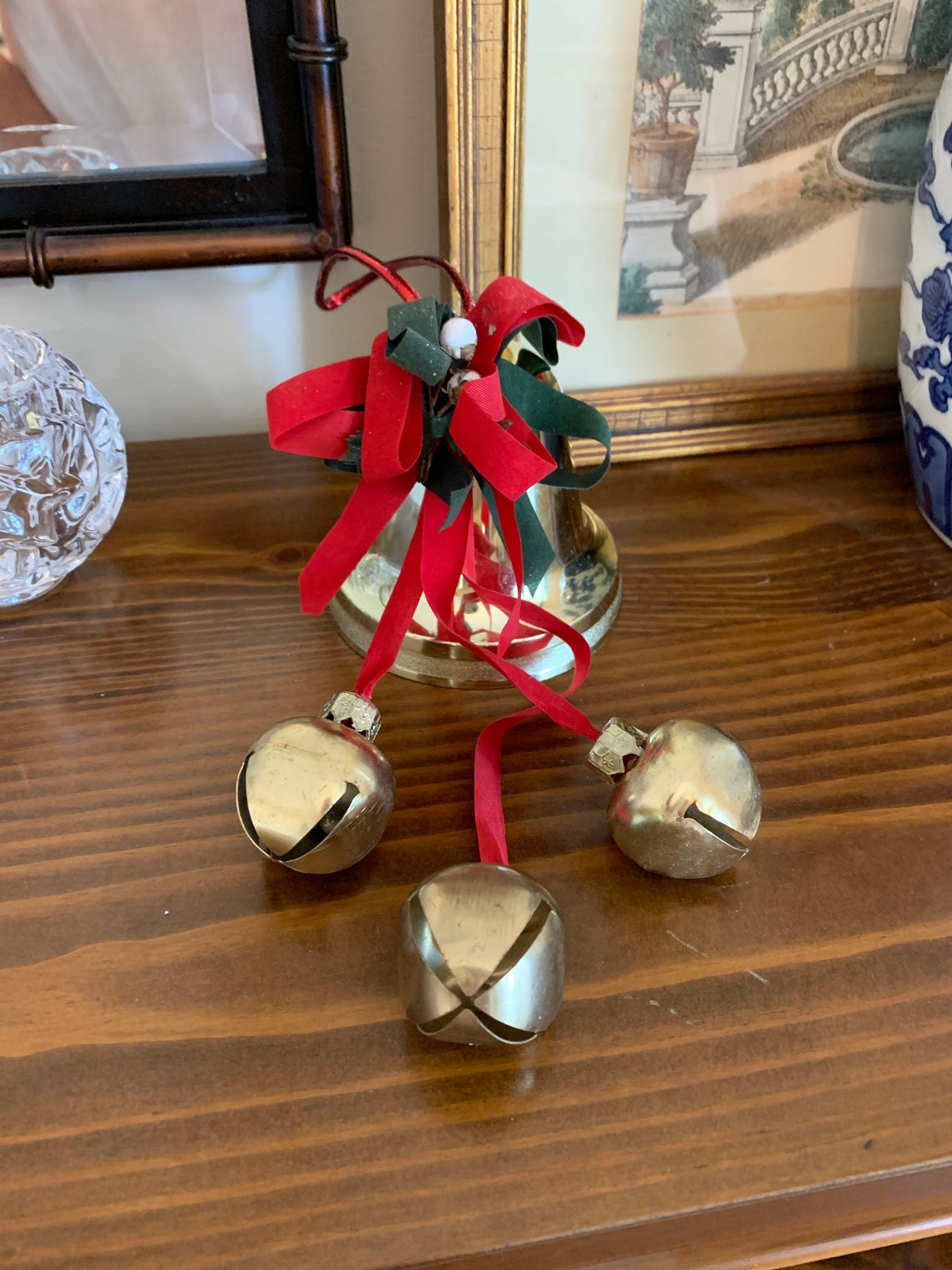 Vintage Brass Sleigh Bells Large Brass Christmas Bell - Etsy