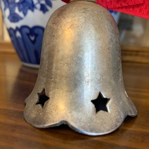 Vintage Silver Christmas Bell, Vintage Brass Bell, Rustic Bell - Etsy