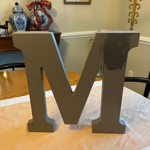 Large Decorative Wooden Letter M, Project Piece - Etsy