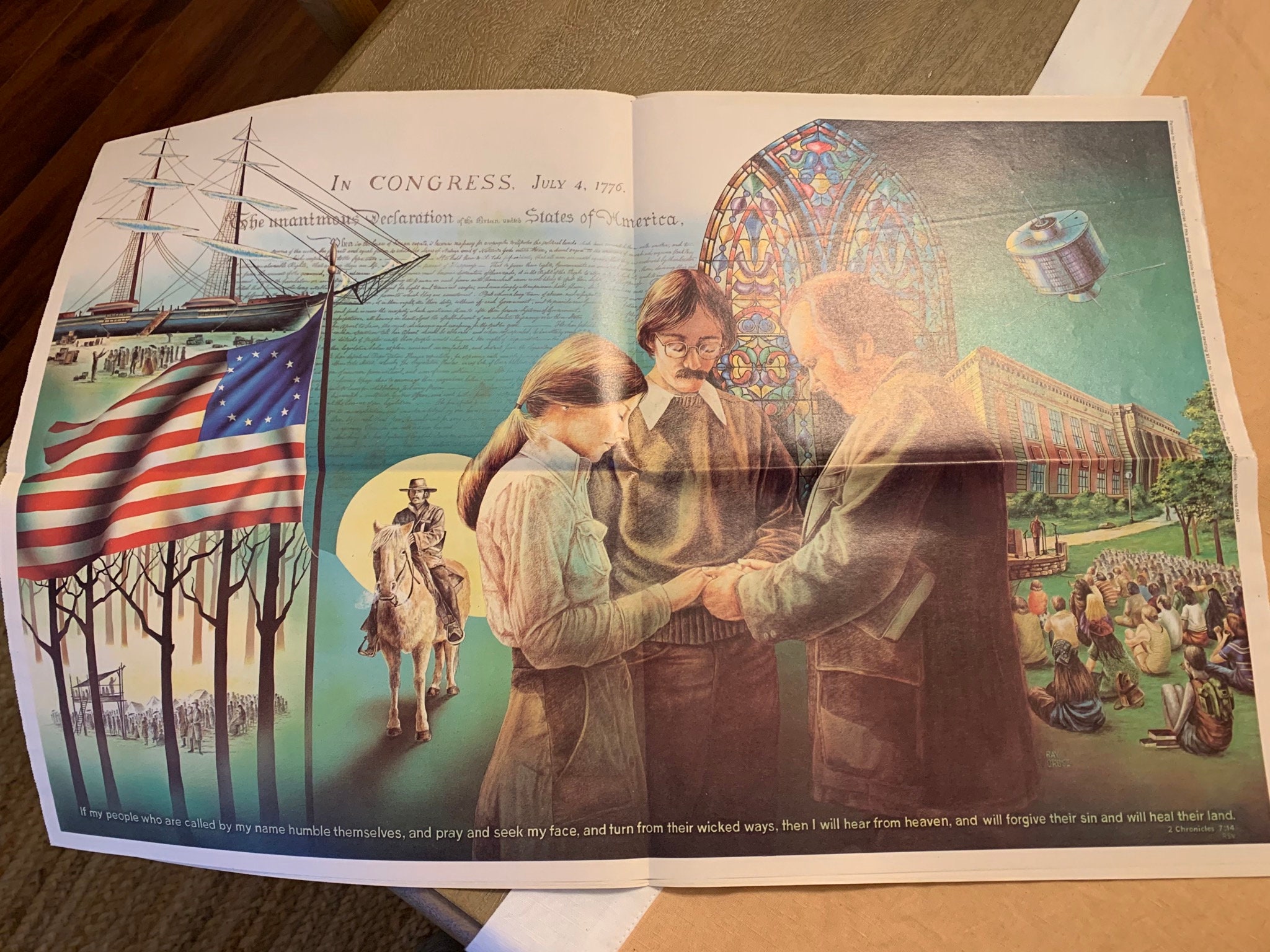 1976 Decision Magazine Billy Graham Bicentennial Newsletter | Etsy