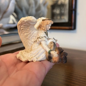 Vintage United Design Angel Figurine, Garden Friends Collection Resin ...