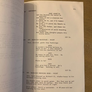 1978 Raging Bull Film Script Paul Shrader Authentic Revised | Etsy