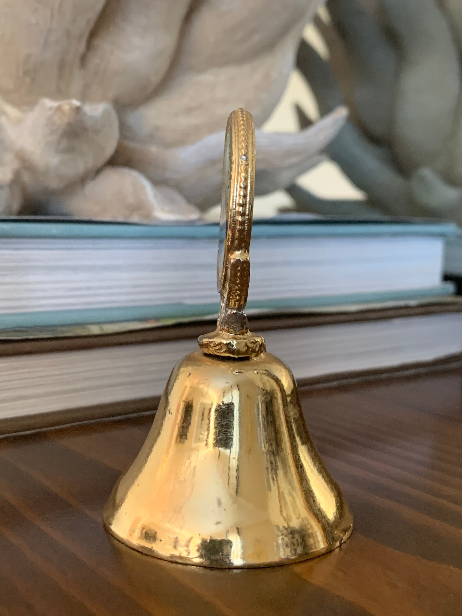Vintage Souvenir Bell Gold Desk Bell Myrtle Beach South - Etsy