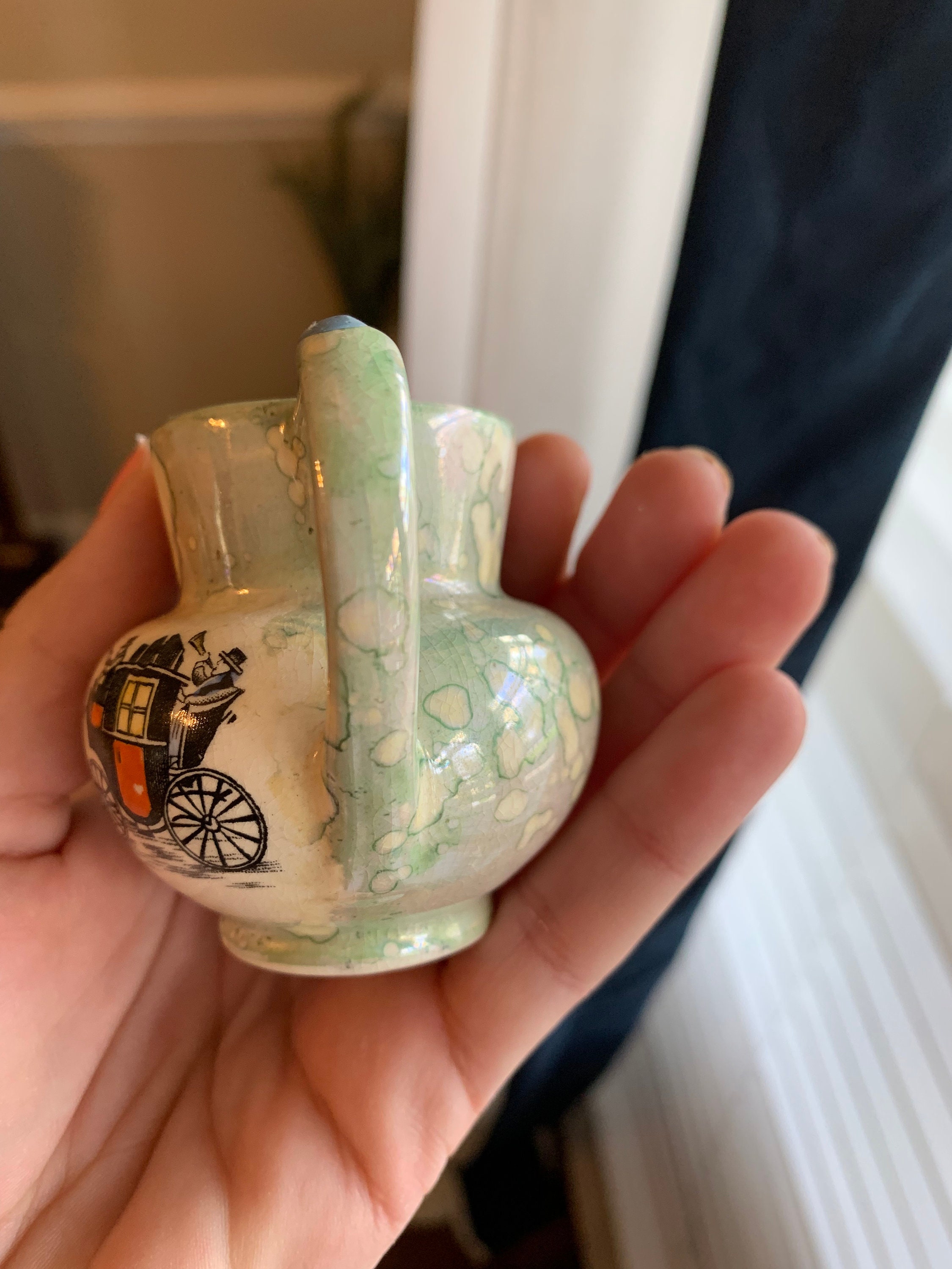 Vintage Old Castle England Lustreware Miniature Pitcher | Etsy