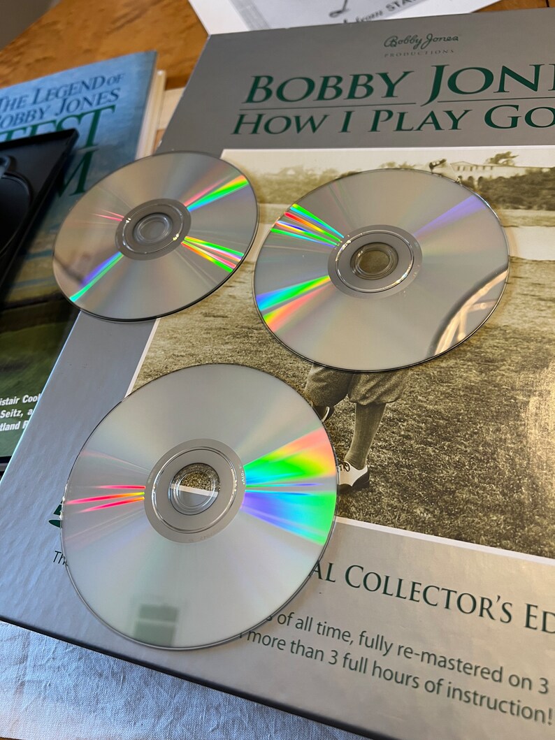 Bobby Jones Golf Instructional DVD Set: Collector's Edition Book ...