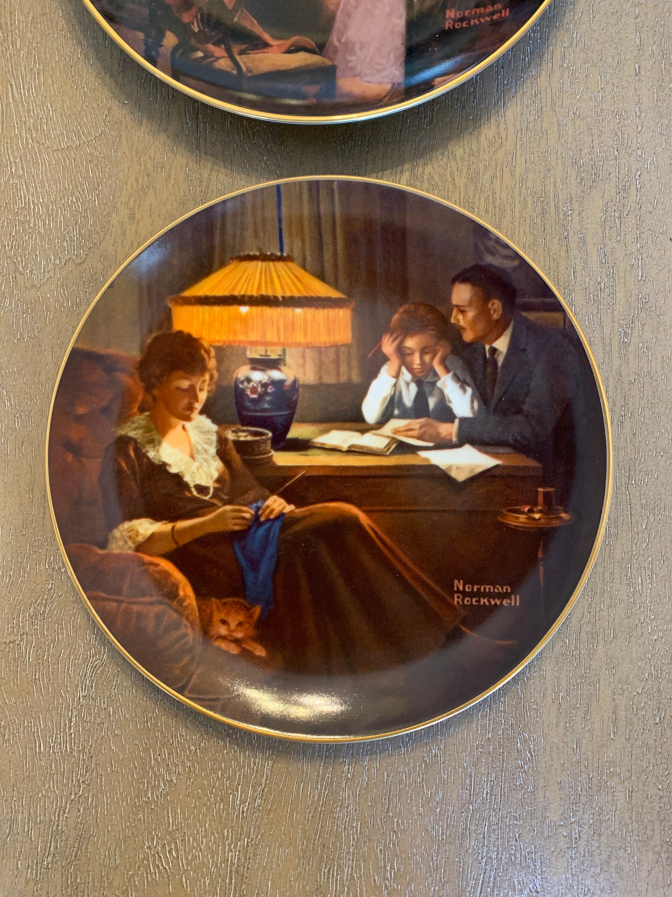 Norman Rockwell Fathers Help Collectors Plate Limited | Etsy Norman Rockwell Fathers Help Collectors Plate Limited | Etsy