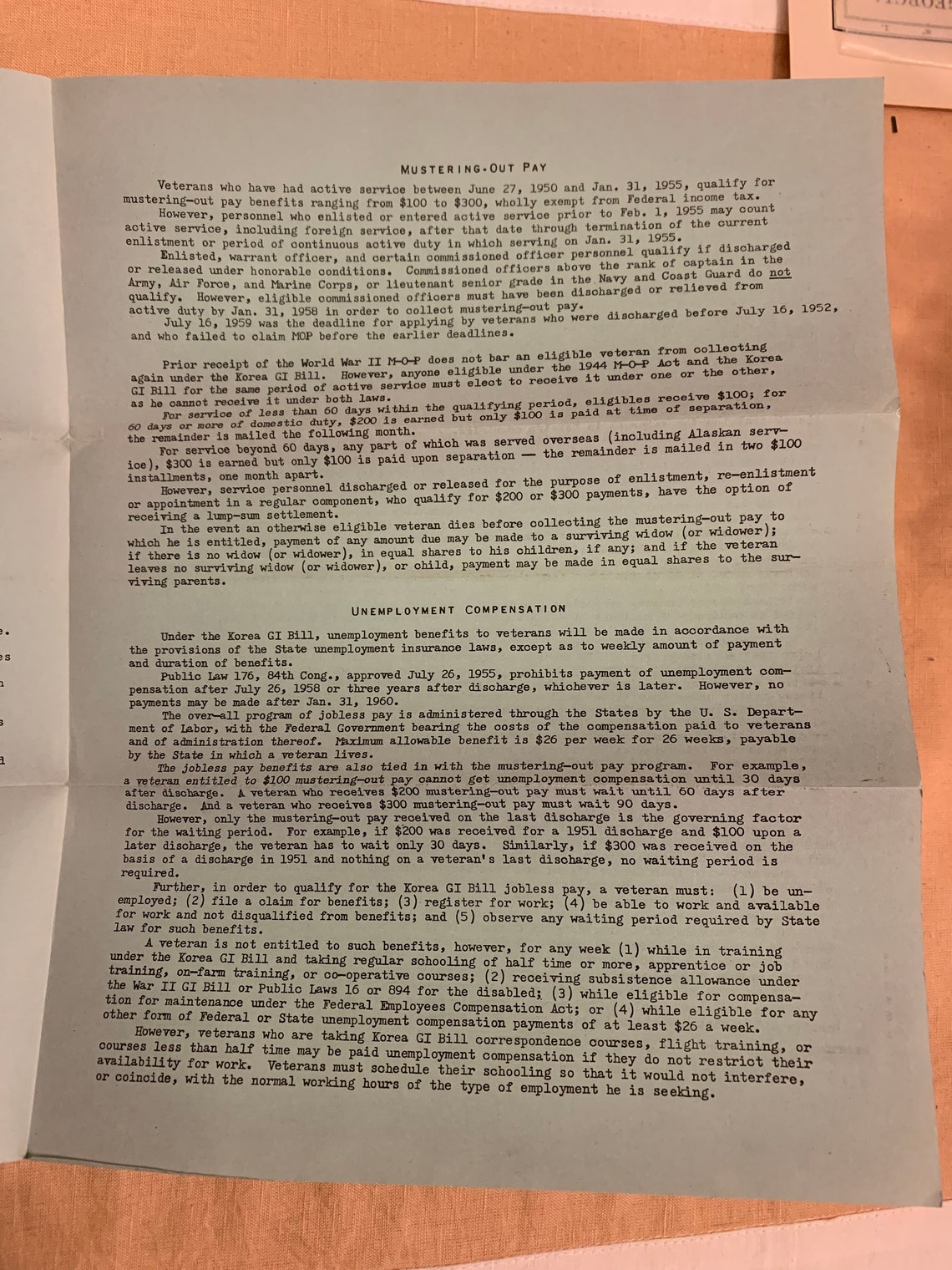 Vintage Army Times Report November 1959 Four Page Newsletter - Etsy