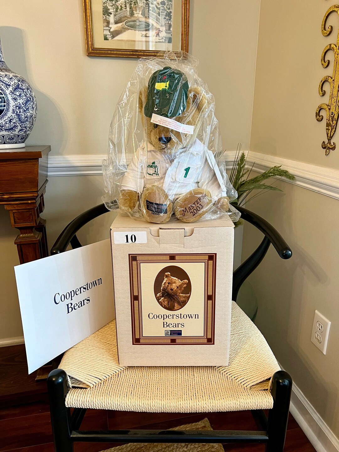 2003 Masters Golf Tournament Limited Edition Caddy Bear - Etsy