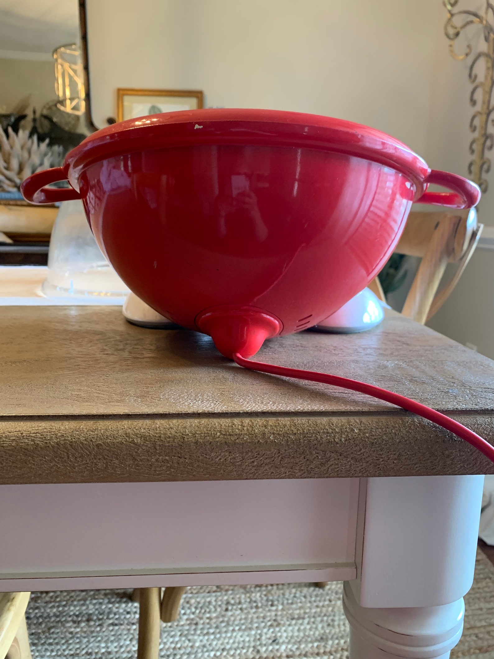 Vintage Mickey Popcorn Popper Back To Basics Red Mickey Mouse Etsy