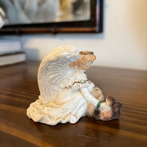 Vintage United Design Angel Figurine, Garden Friends Collection Resin ...