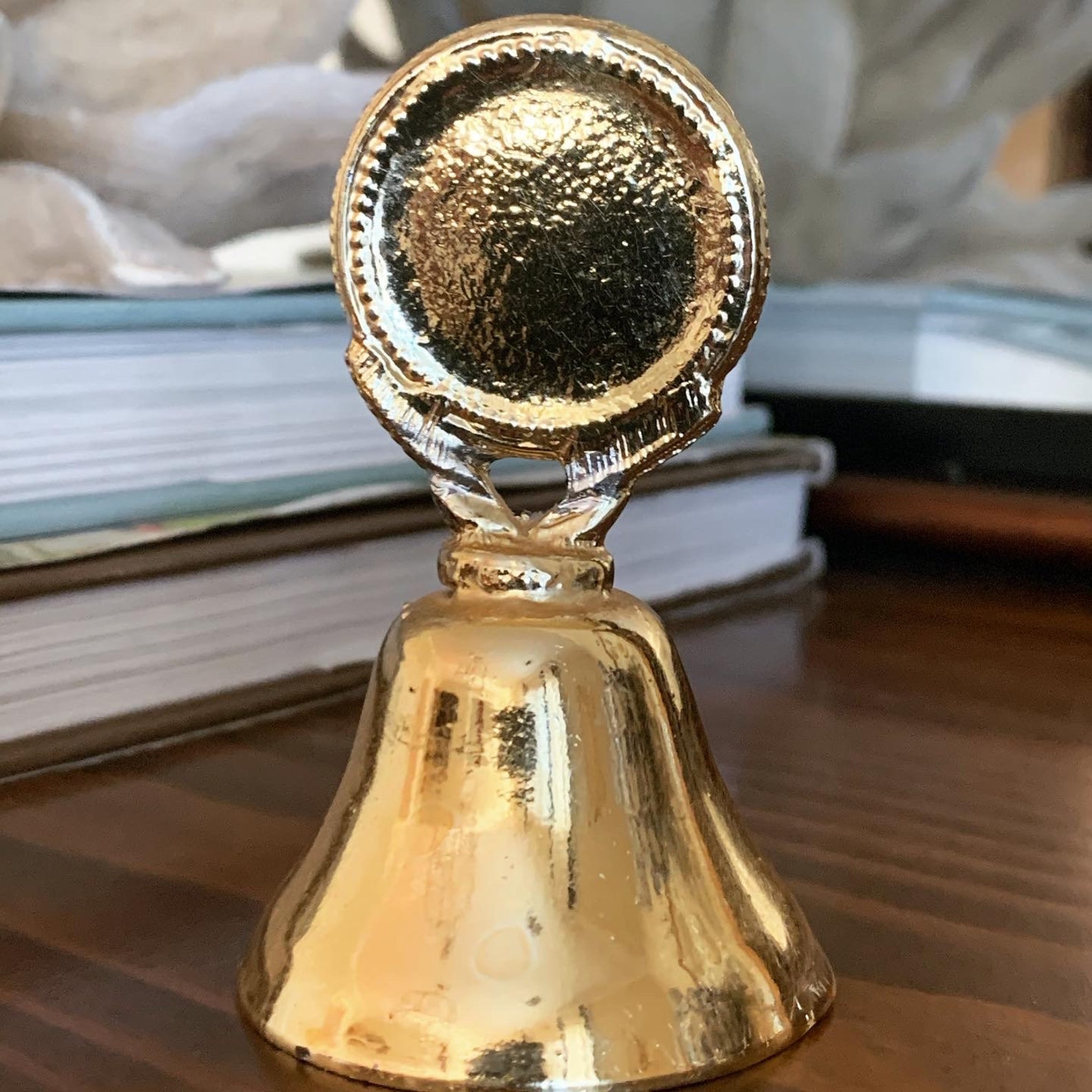 Vintage Souvenir Bell Gold Desk Bell Myrtle Beach South - Etsy