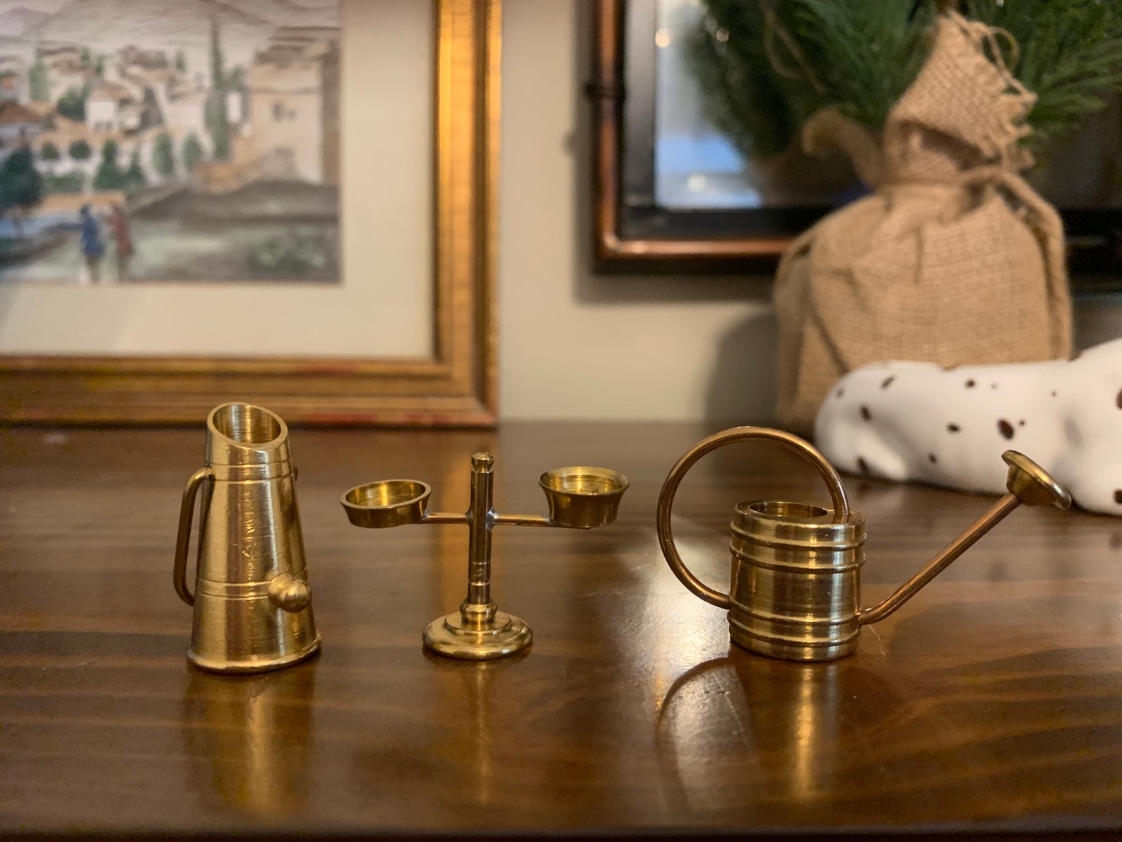 Vintage Dutch Brass Miniatures Brass Dollhouse Miniatures | Etsy