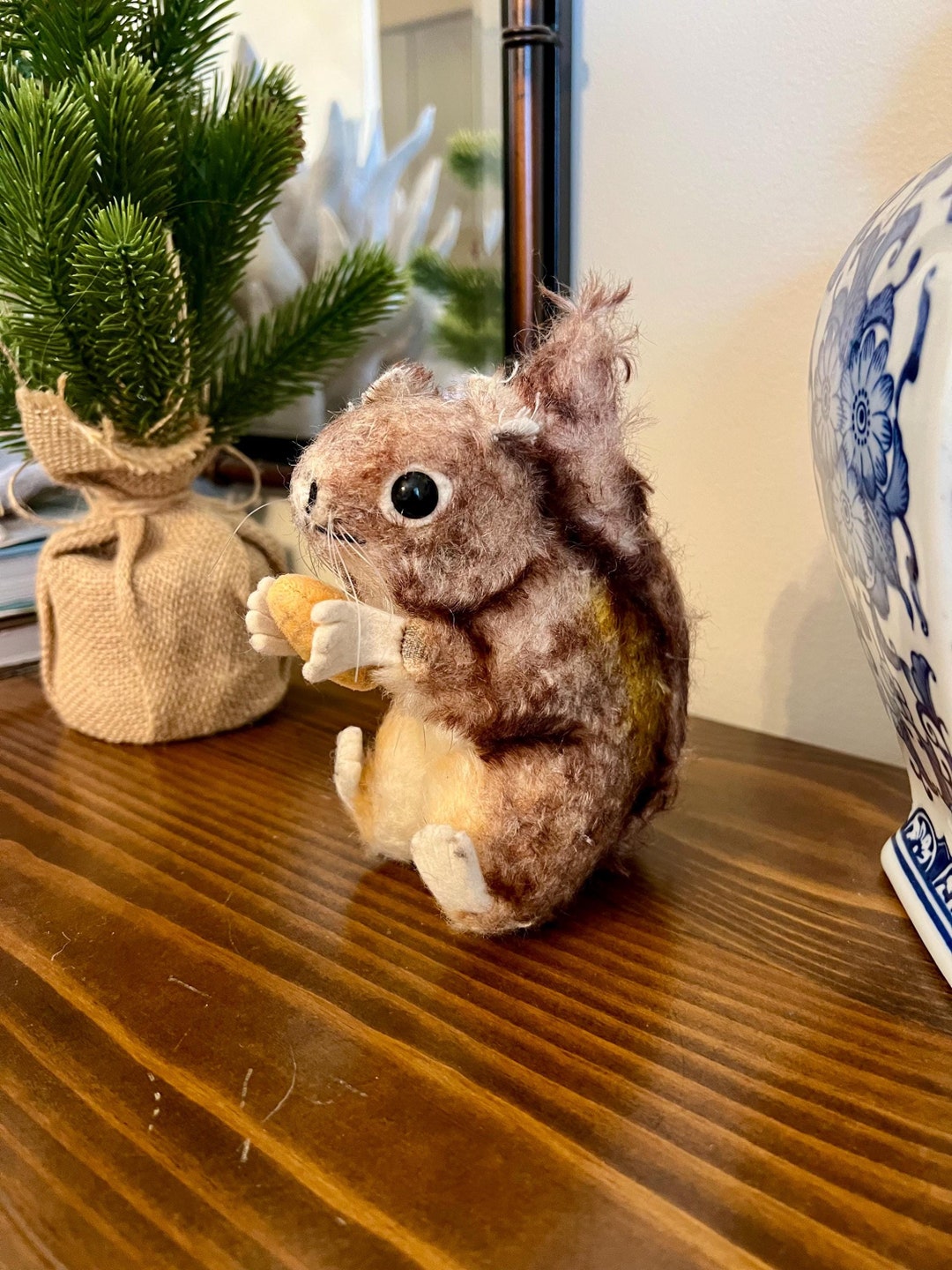 Vintage Steiff Perri Squirrel Mohair Plush Collectible Stuffed Animal ...