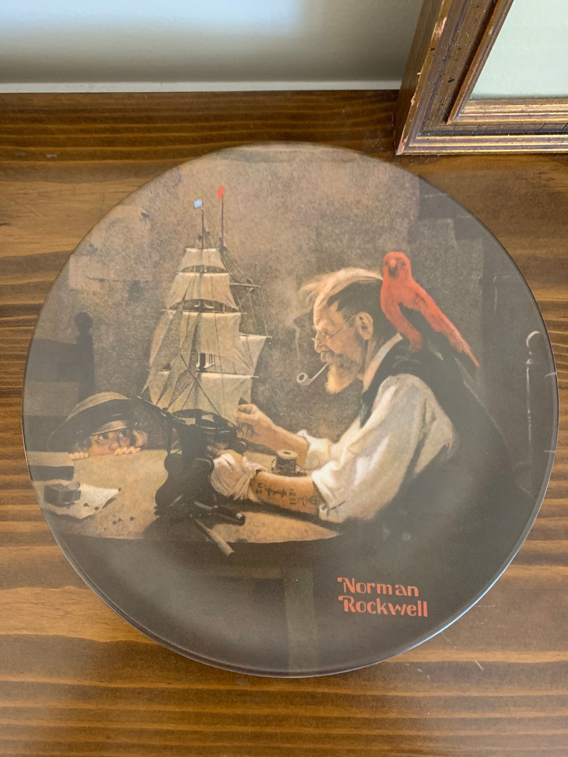 Norman Rockwell the Ship Builder Plate Limited Edition - Etsy