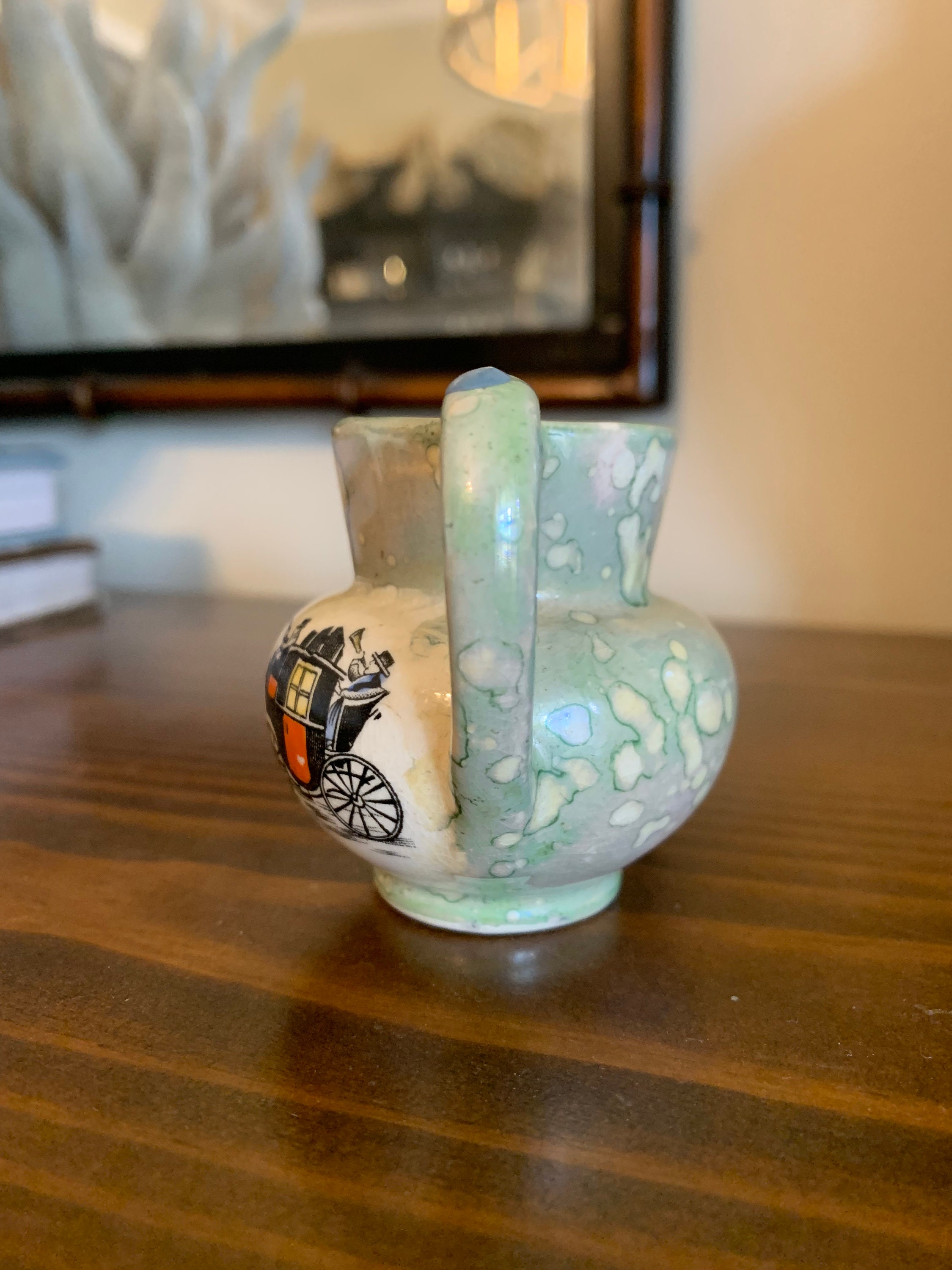 Vintage Old Castle England Lustreware Miniature Pitcher | Etsy