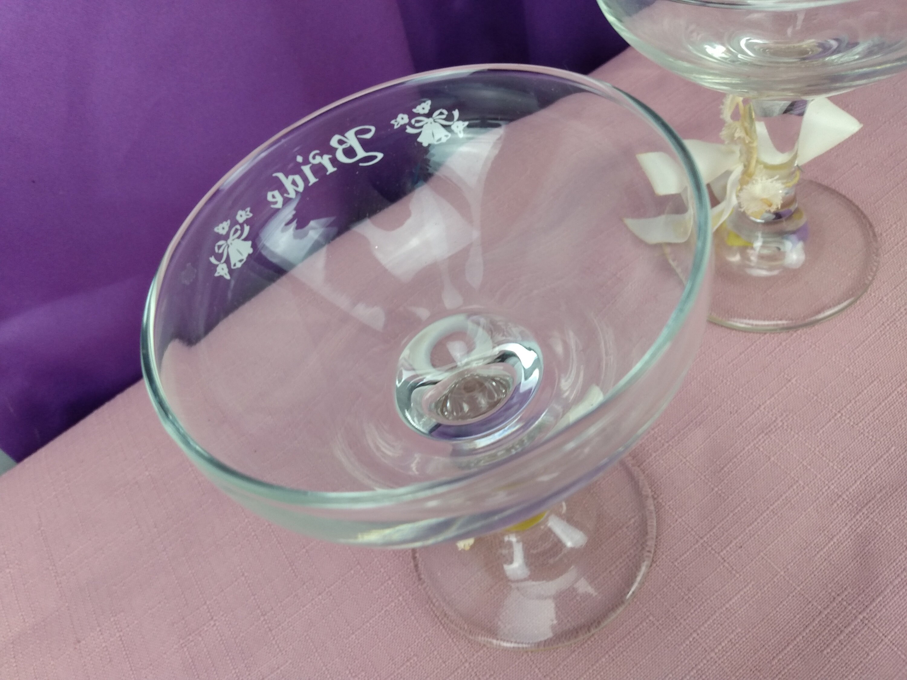Vintage Bride And Groom Wedding Champagne Glasses Party Celebration Set vintage-bride-and-groom-wedding-champagne-glasses-party-celebration-set